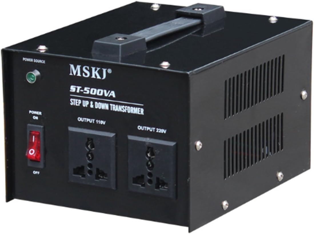 MSKJ 500w 220V-110V Step Up Down Voltage Transformers Converter UK to ...