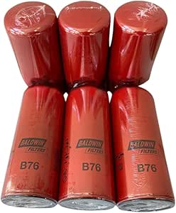 Amazon.com: Baldwin B76 Spin-on Full-Flow Lube Oil Filter, Replaces ...
