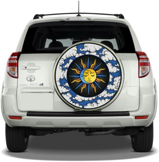 Amazon.com: Moon Sun Sky Universe Full Color Car Decal, Moon Sun Sky ...