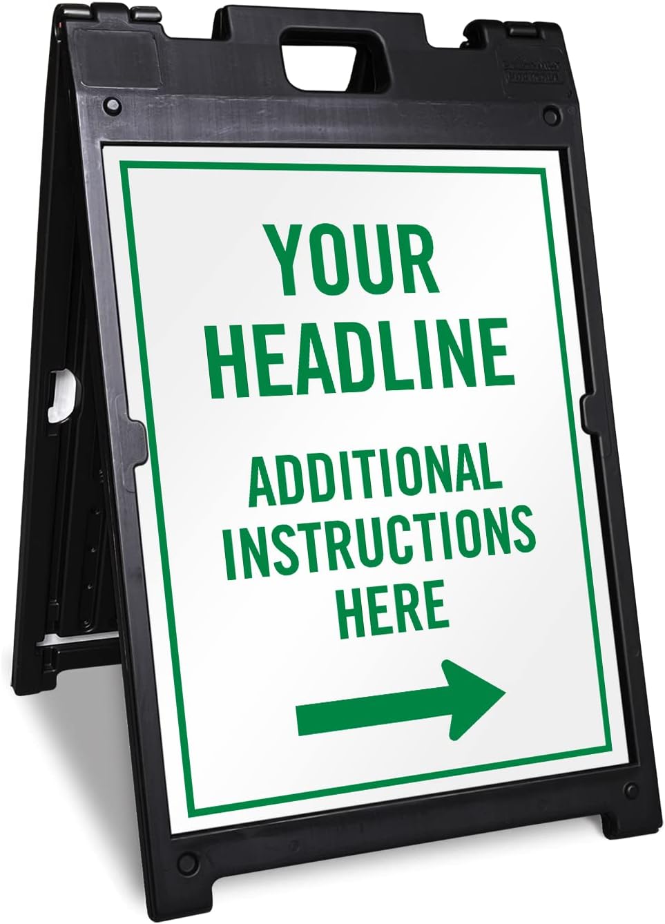 Amazon.com: SmartSign 24 x 18 inch BabyBoss Custom A-Frame Sidewalk ...