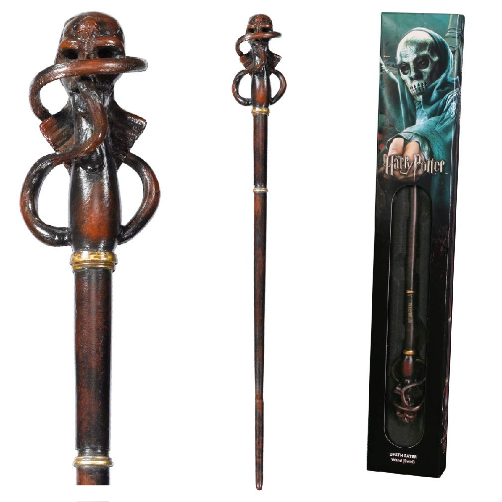 Buy The Noble Collection - Death Eater Swirl Wand In A Standard ...