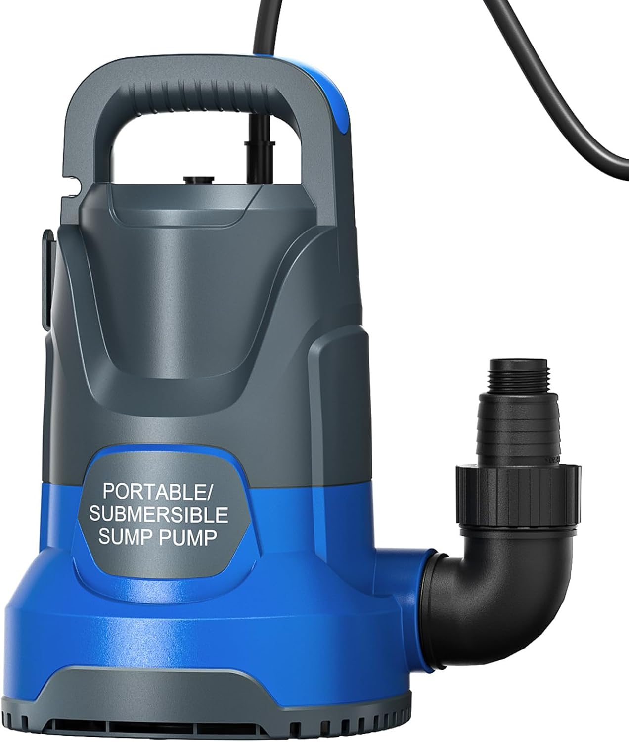 PANRANO Sump Pump Submersible 1 HP 4000 GPH Utility Water Pump Portable ...