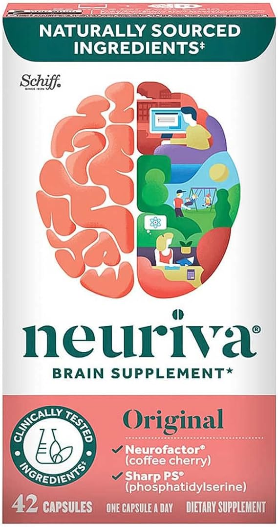 NEURIVA Brain Supplement Original, 42 Capsules : Amazon.ca: Health ...