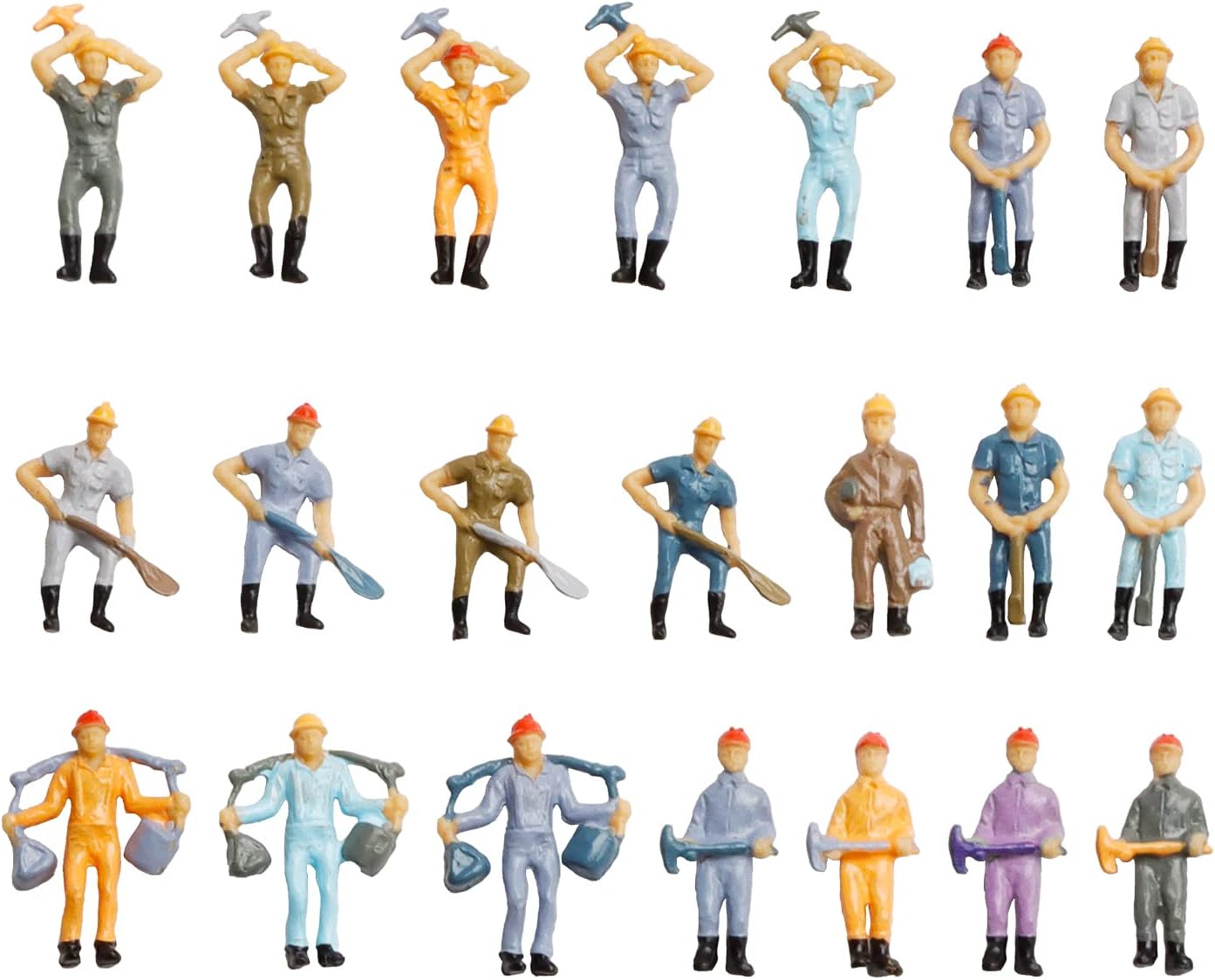 Amazon.com: Aydinids 21 Pcs People Figurines Set Mini People Figurines ...