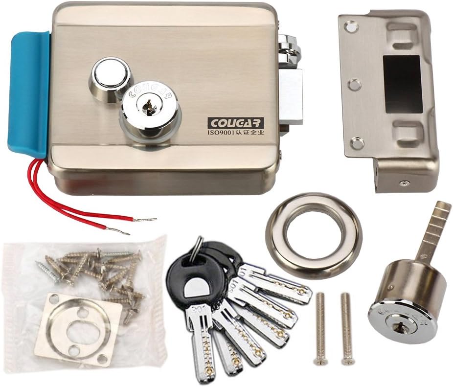 Amazon.com: Heavy Duty Electric Door Strike Lock ANSI Standard 12V DC ...