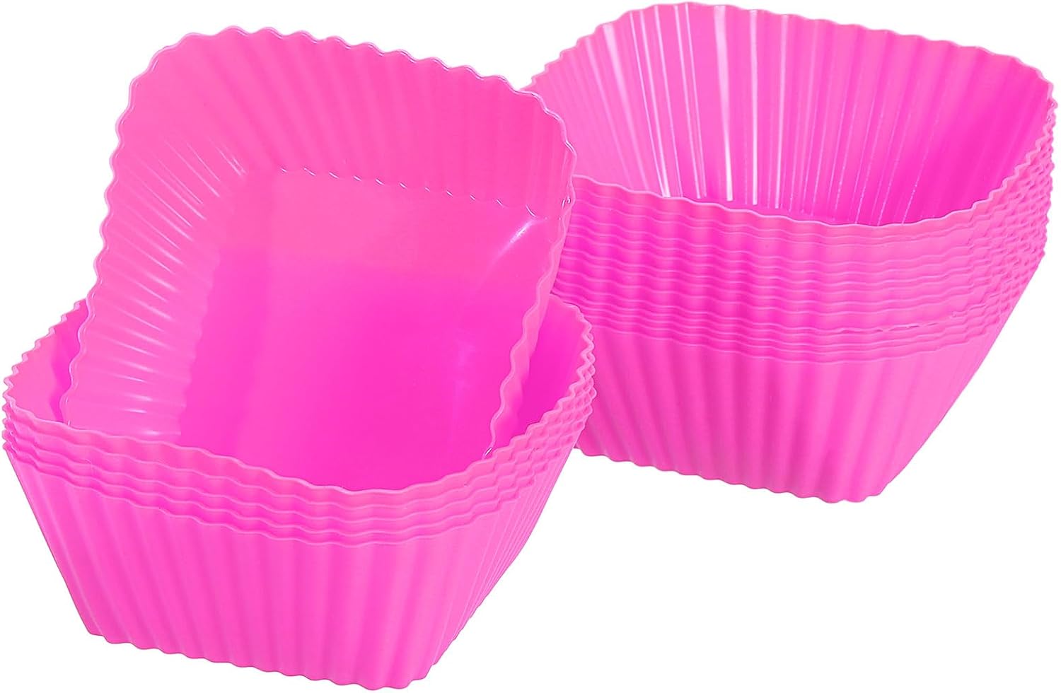 Amazon.com: uxcell 18Pcs Silicone Cupcake Baking Cups, Silicone Muffins ...