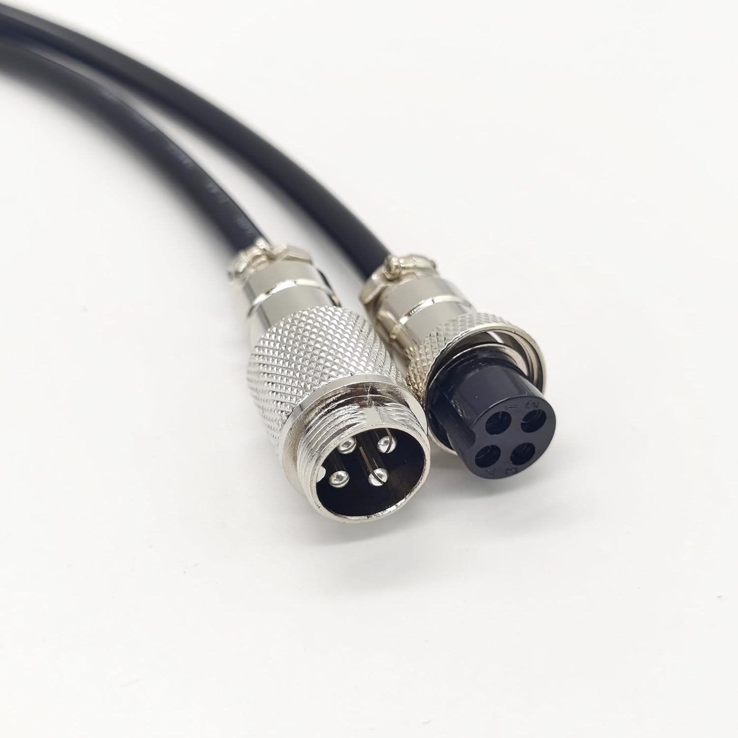 Amazon.com: 16.4 ft GX16 4 Pin Cable Male to Female Head Aviation Cordset, GX16 4 Pin Panel ...