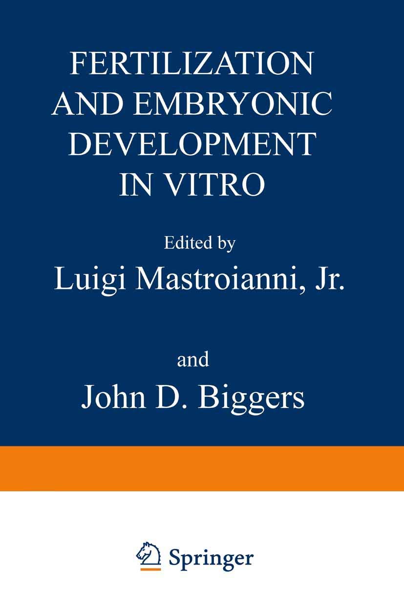 Buy Fertilization and Embryonic Development in Vitro Book Online at Low ...