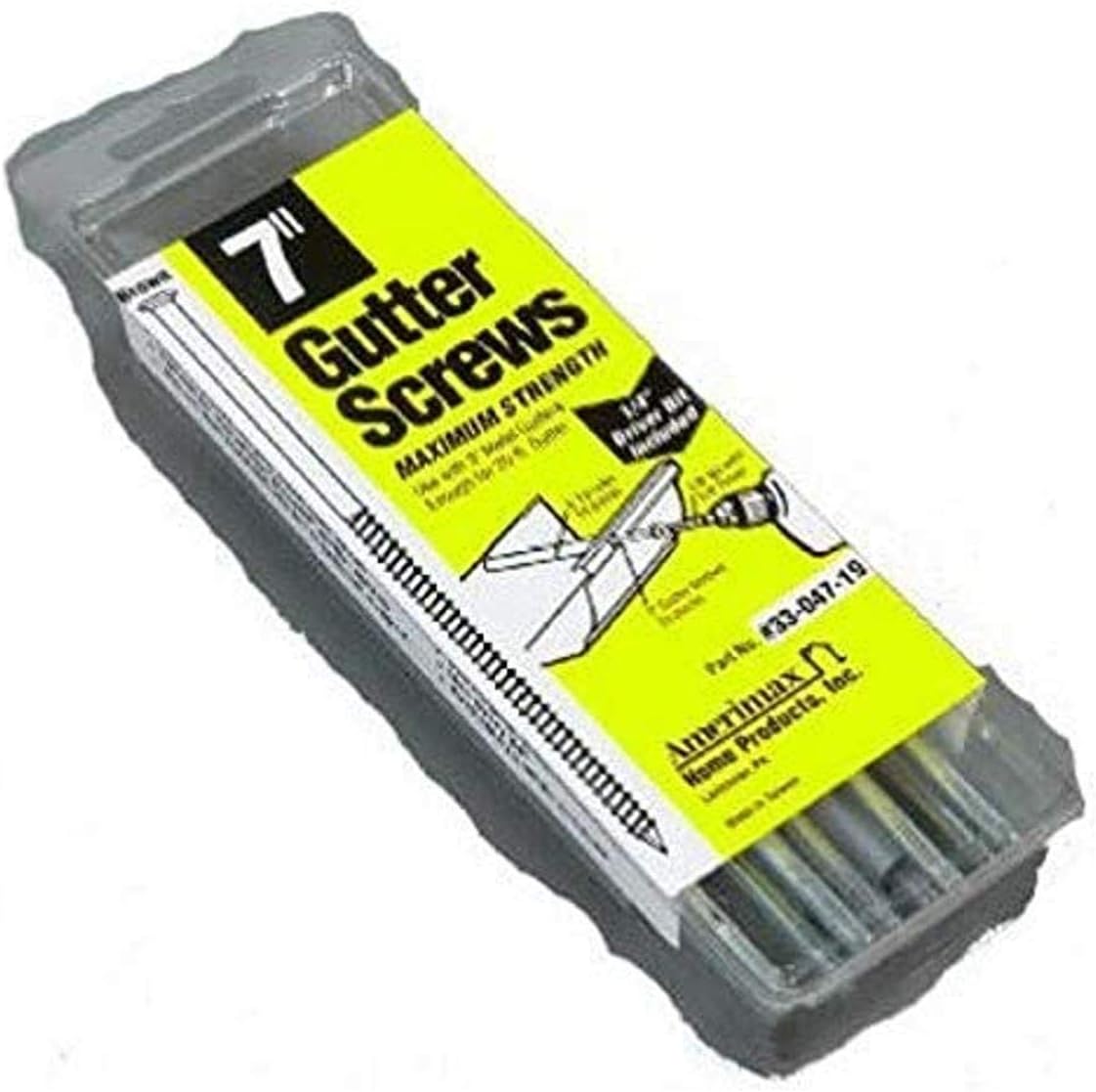 AMERIMAX HOME PRODUCTS 3304719PK 7-Inch Screw/Ferrule, Brown, 10-Pack ...