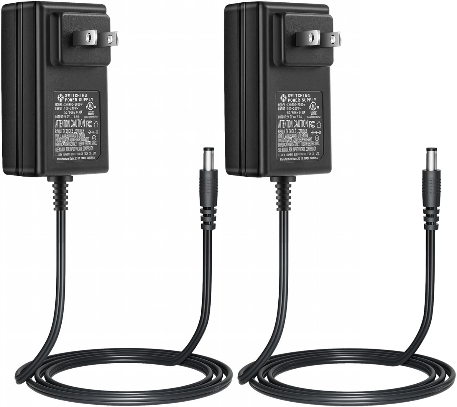 Amazon.com: 9V 2A Power Supply Adapter AC DC Cable Cord for Arduino UNO ...