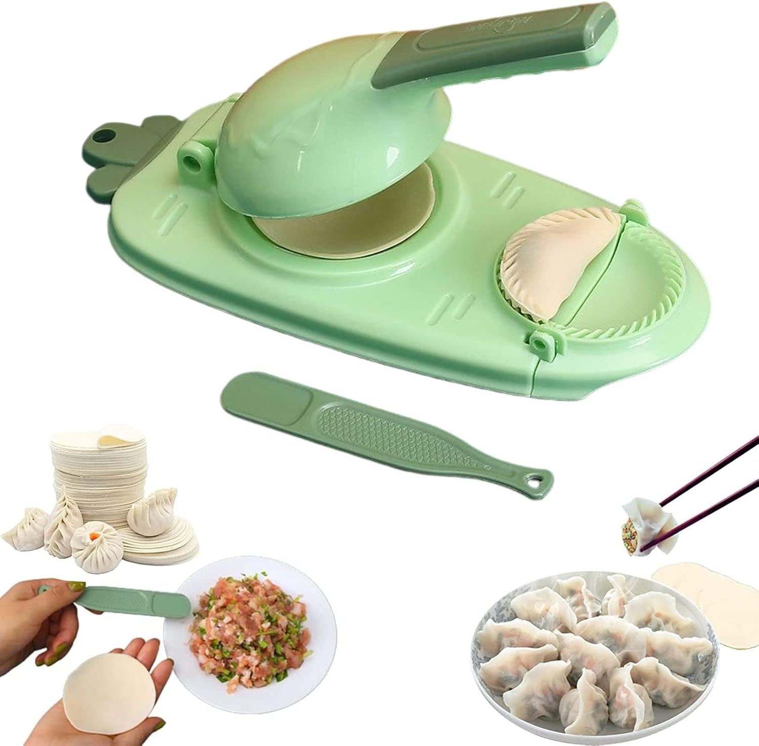 Amazon.com: 2 In 1 Dumpling Maker, Manual Dumpling Maker Mould, Kitchen ...