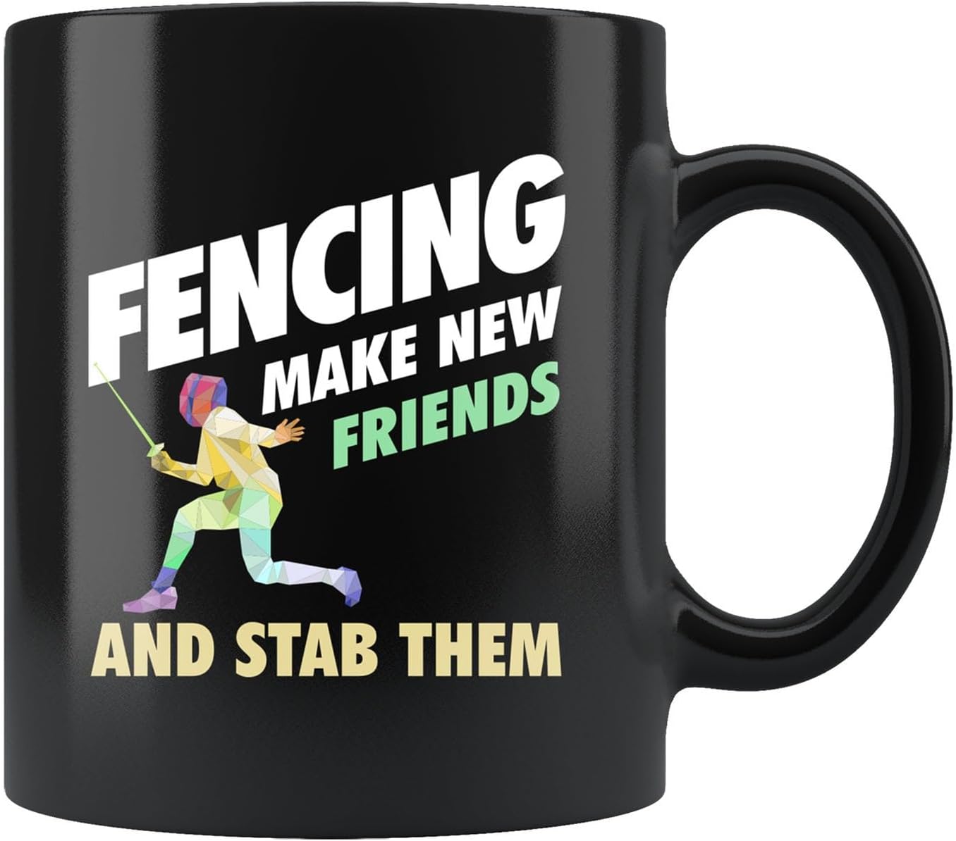 Amazon.com: Funny Fencer Mug, Fencer Gift, Funny Fencing Gift, Fencing ...