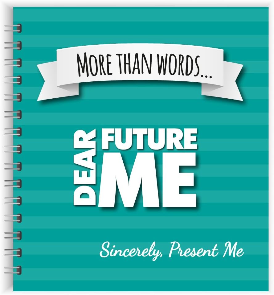 Amazon.com : - Dear Future Me - Journal Notebook & Scrapbook - Letters ...