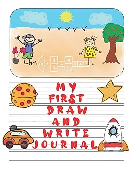 my first draw and write journal: 160 pages , 8,5x11 inches , Blank ...