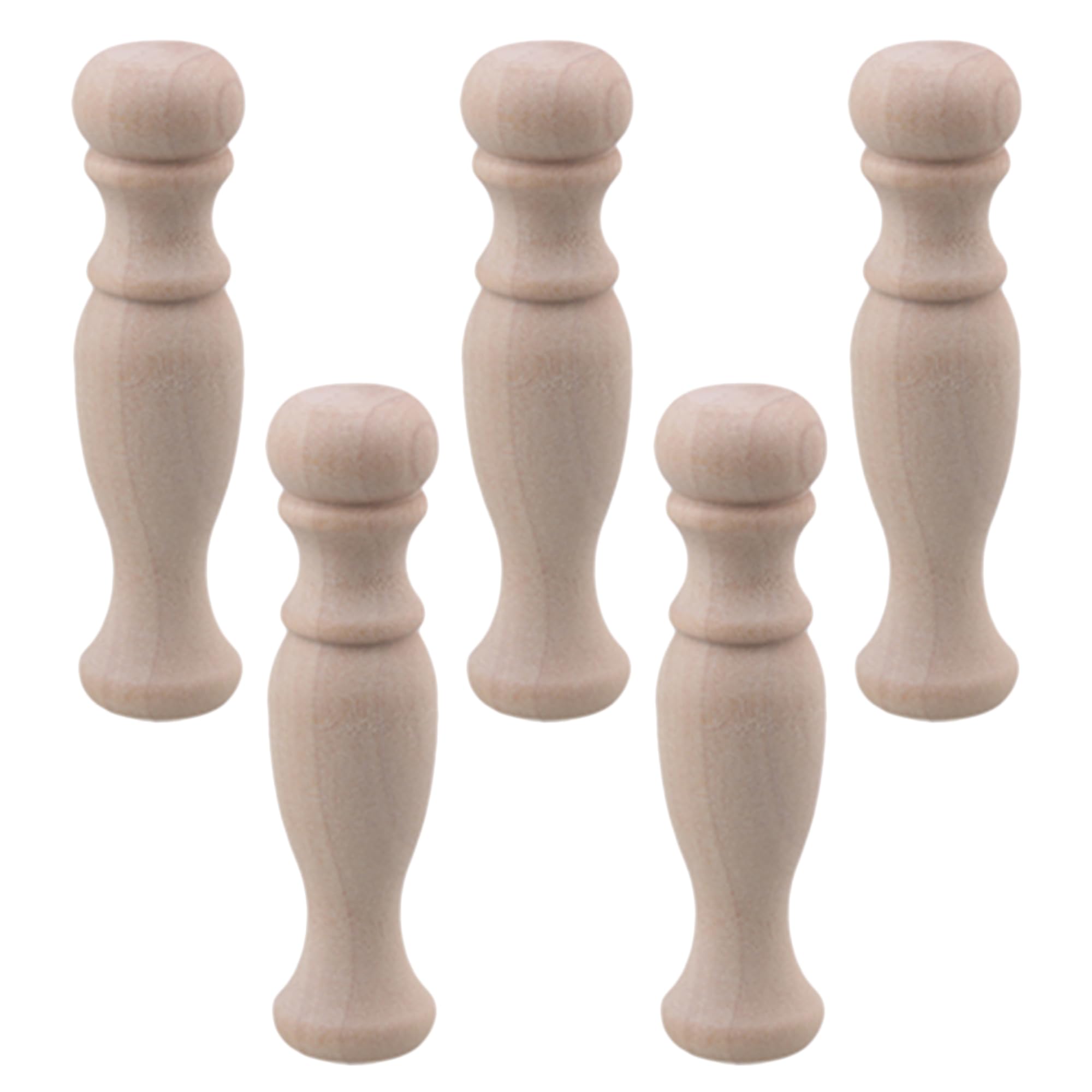 BQLZR Unfinished Wood Baluster Spindles for DIY Woodworking 2.76 x 0.71 ...