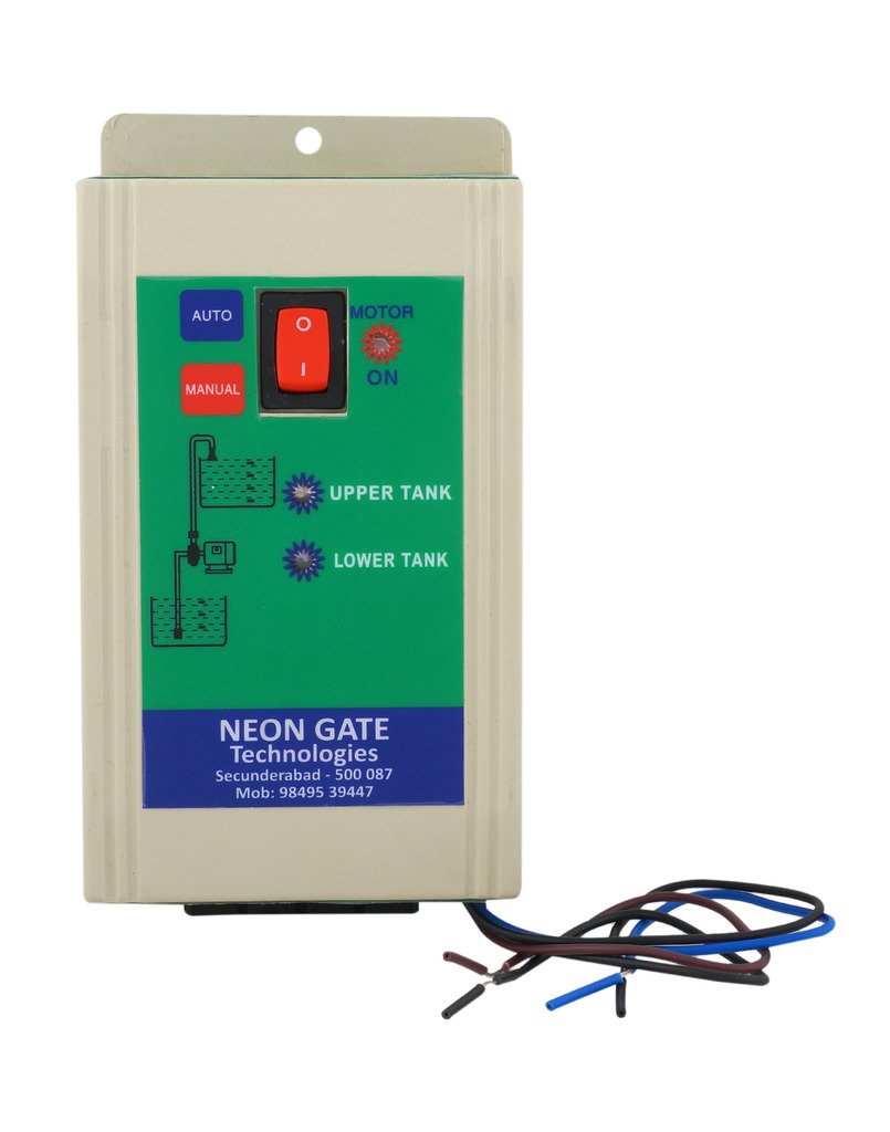 Neon gate Automatic Water Level Controller for 1Phase Motor Having ON ...
