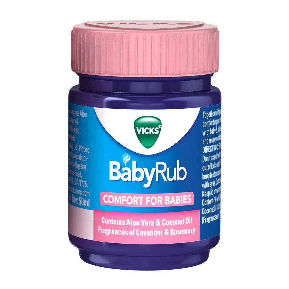 Buy Vicks BabyRub 50ml, Specifically for Babies-Moisturize, Soothe and ...