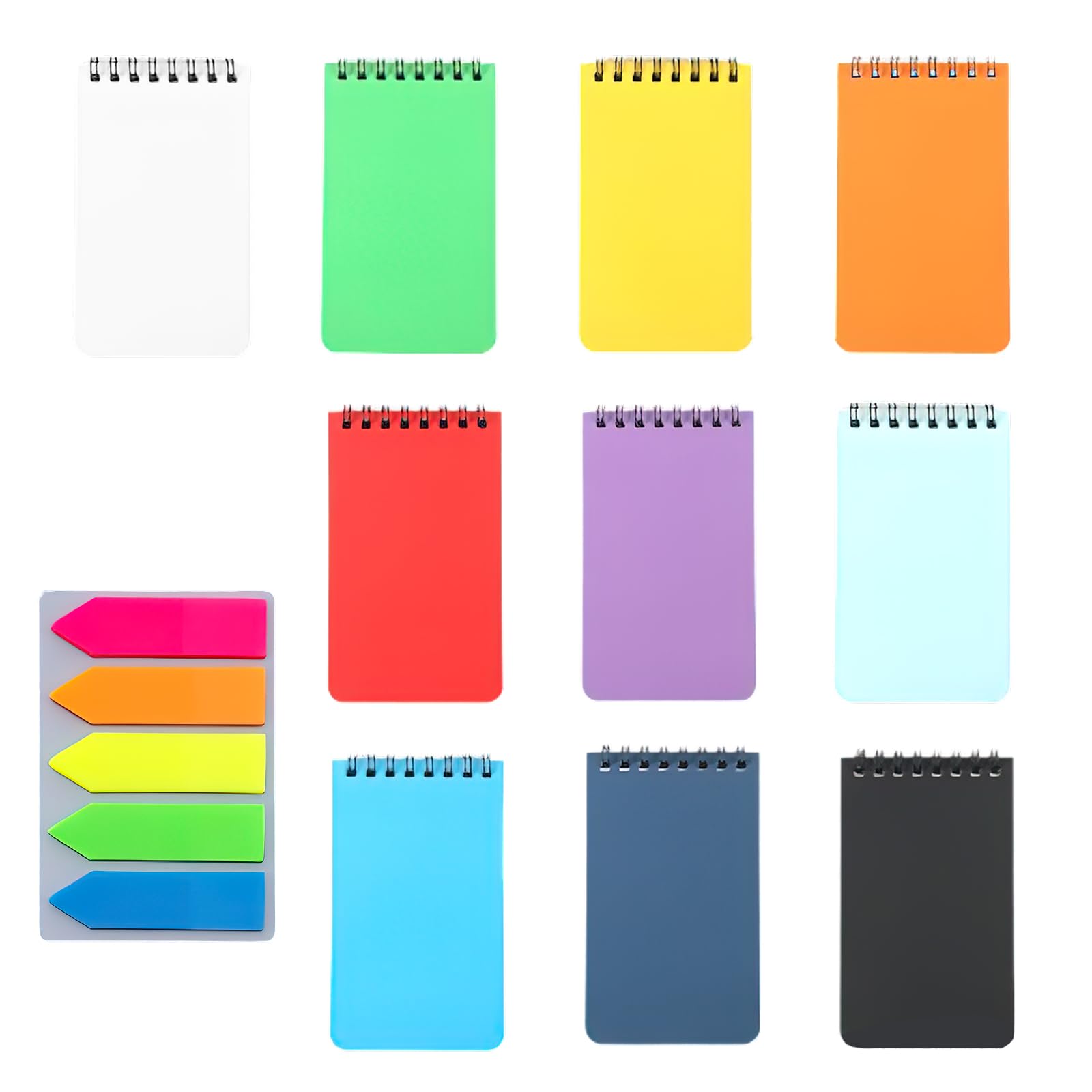LFCFBH 10PCS Small Notebook Set, Portable Mini Notepads for Home ...