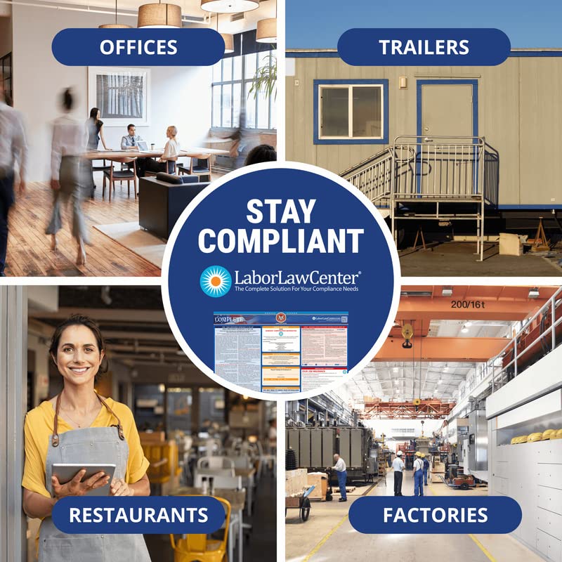 Snapklik.com : 2024 Latest California Labor Law Poster - State, Federal ...