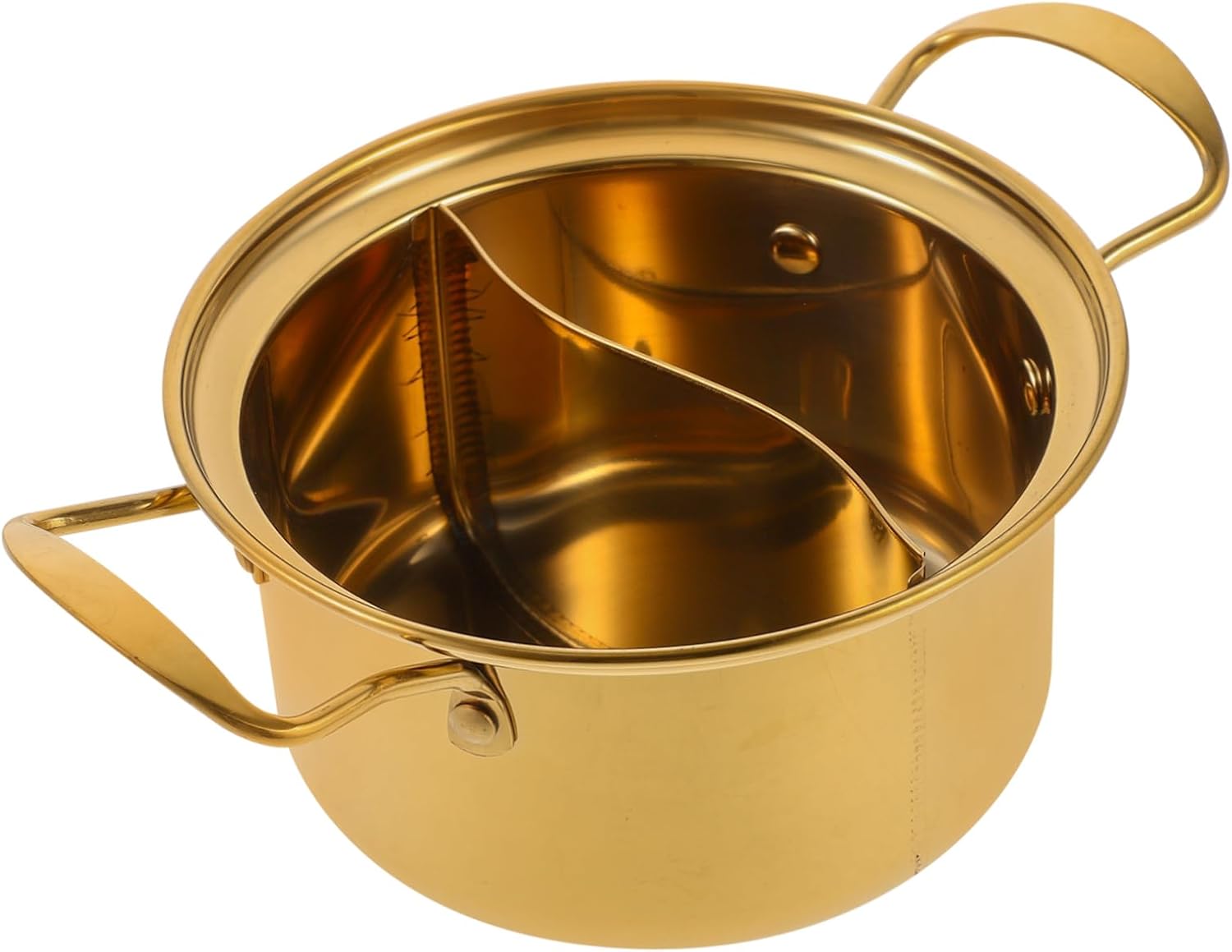 Amazon.com: GRIRIW Gold Stainless Steel Hot Pot Multi-functional Cooking Pot for Soup Ramen More ...