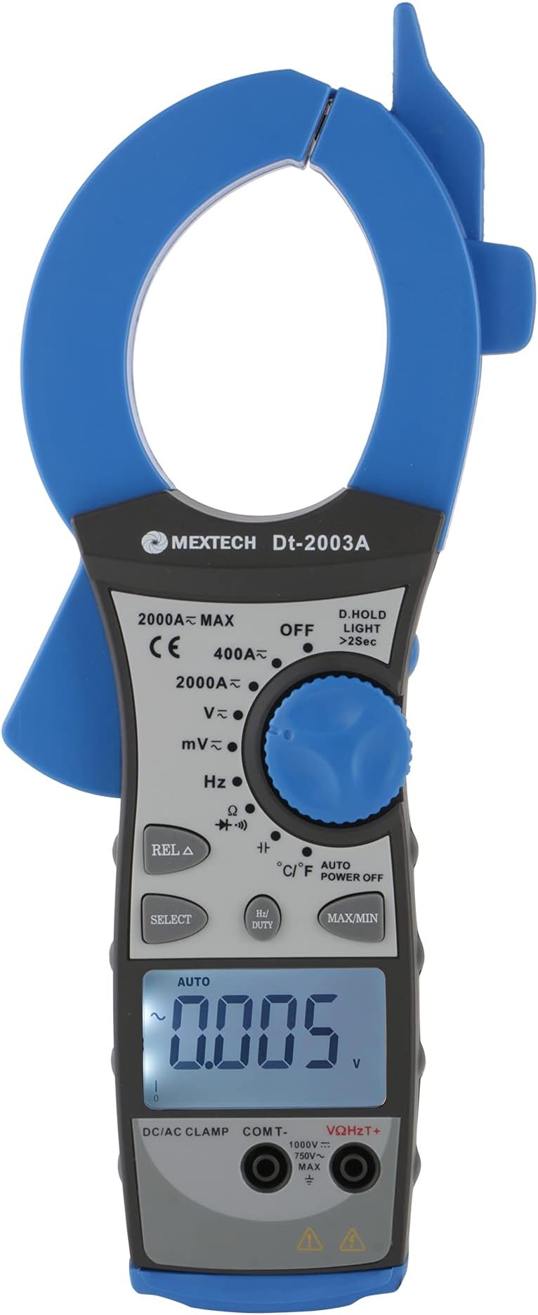 MEXTECH M266 3 Digits 1000A AC Digital Clamp Meter 2000 Counts : Amazon ...