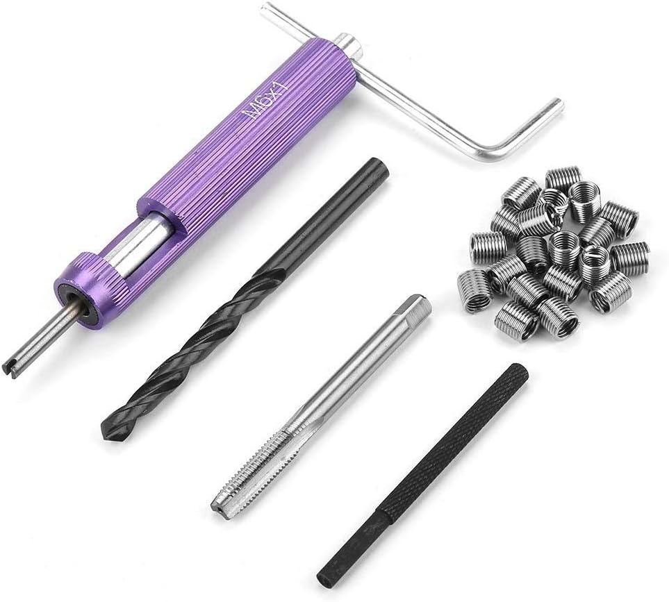 Amazon.com: XT AUTO 30pcs Stainless Steel M6 x 1mm Thread Repair Insert ...