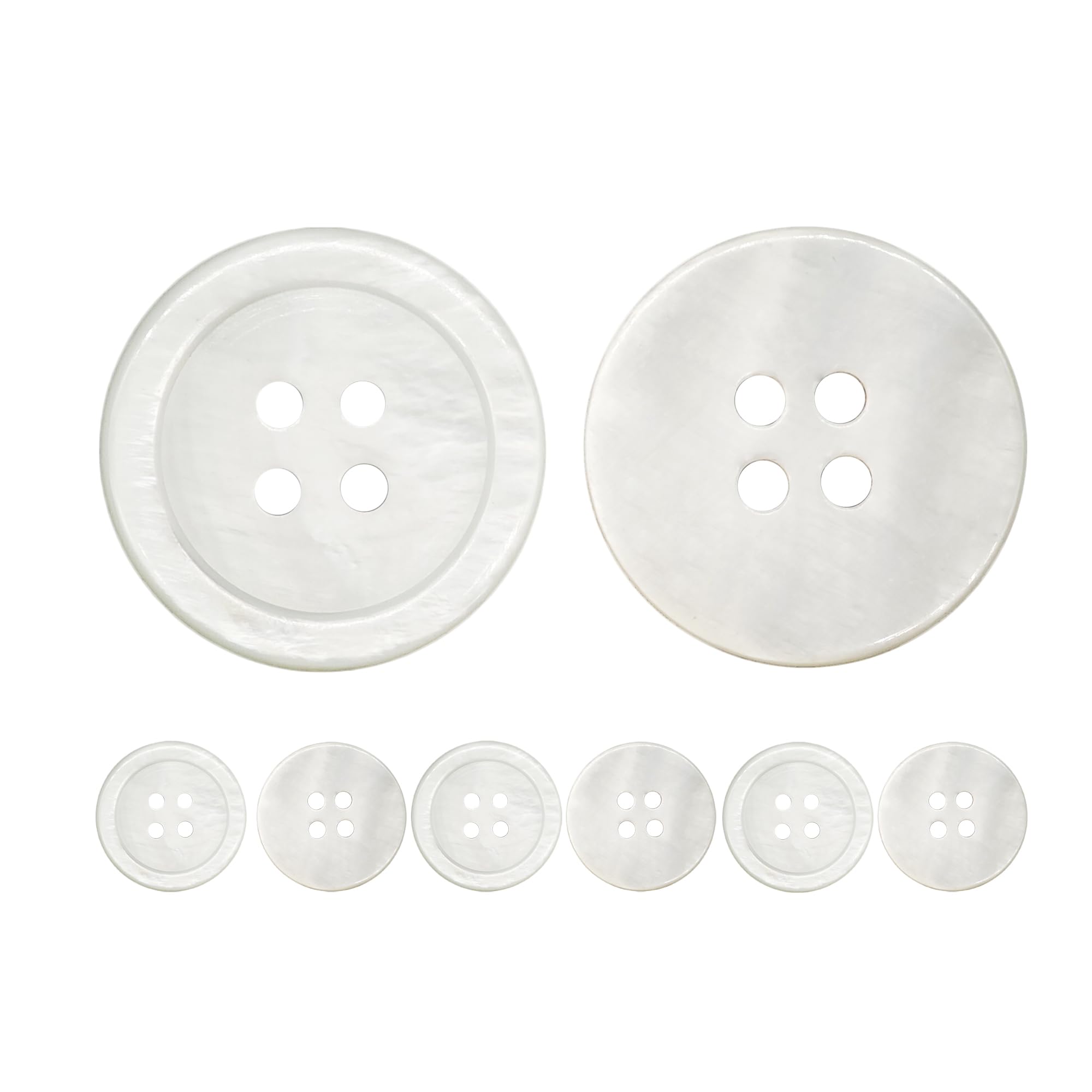 Amazon.com: CANDEOLA 15-Pcs 5/8" Small White Mother of Pearl Shell ...