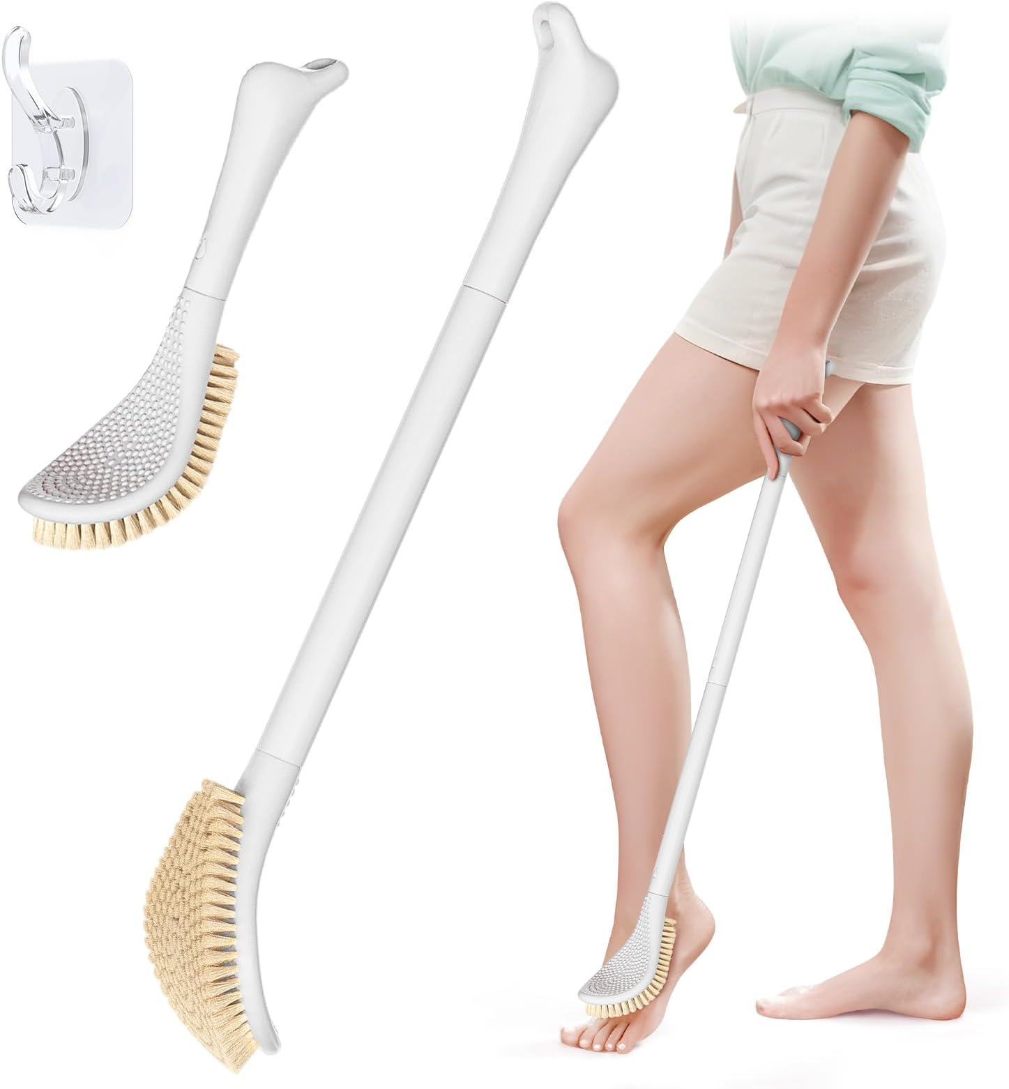 Amazon.com : Velmitten Toe Cleaning Brush Lotion Applicator for Feet ...