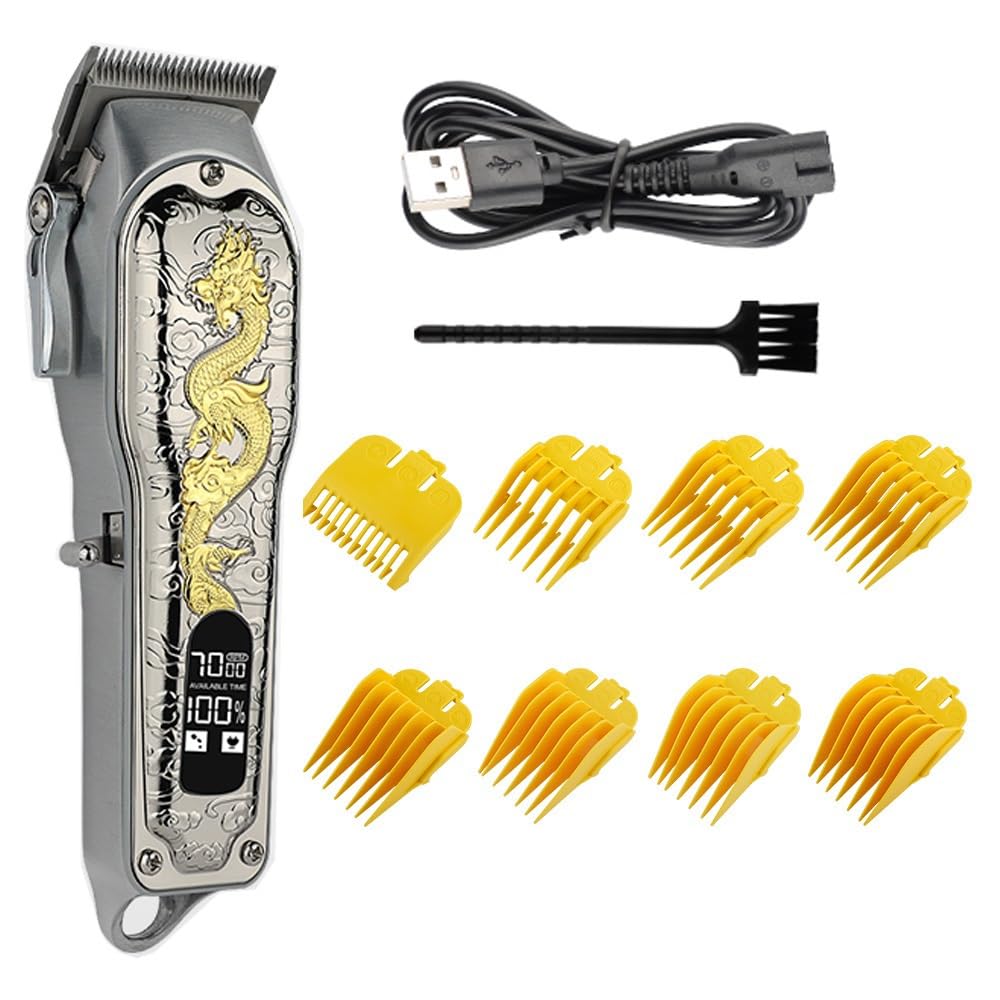 Amazon.com: Hair Clippers Dragon Professional Hair Clipper Cordless ...