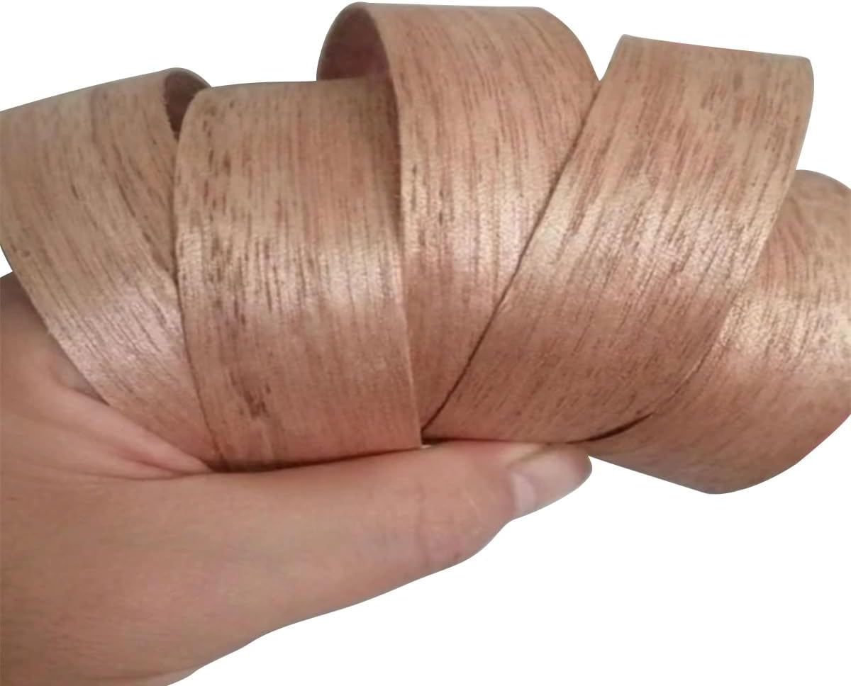 Amazon.com: homeemoh Natural Wood Edge Banding, No Glue Wooden Edging ...