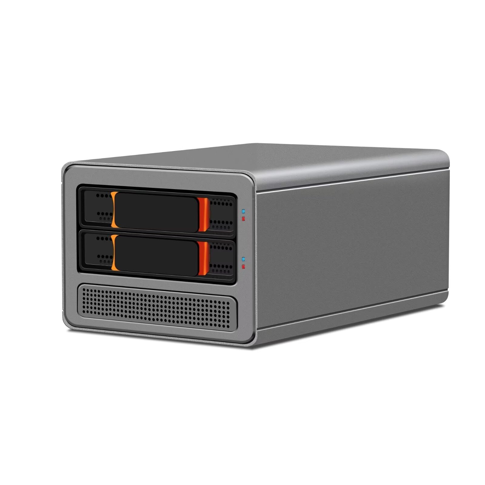 Amazon.com: Healuck 2 Bay NAS Mini PC, Support 40T(2 x 20T), Octa Core ...