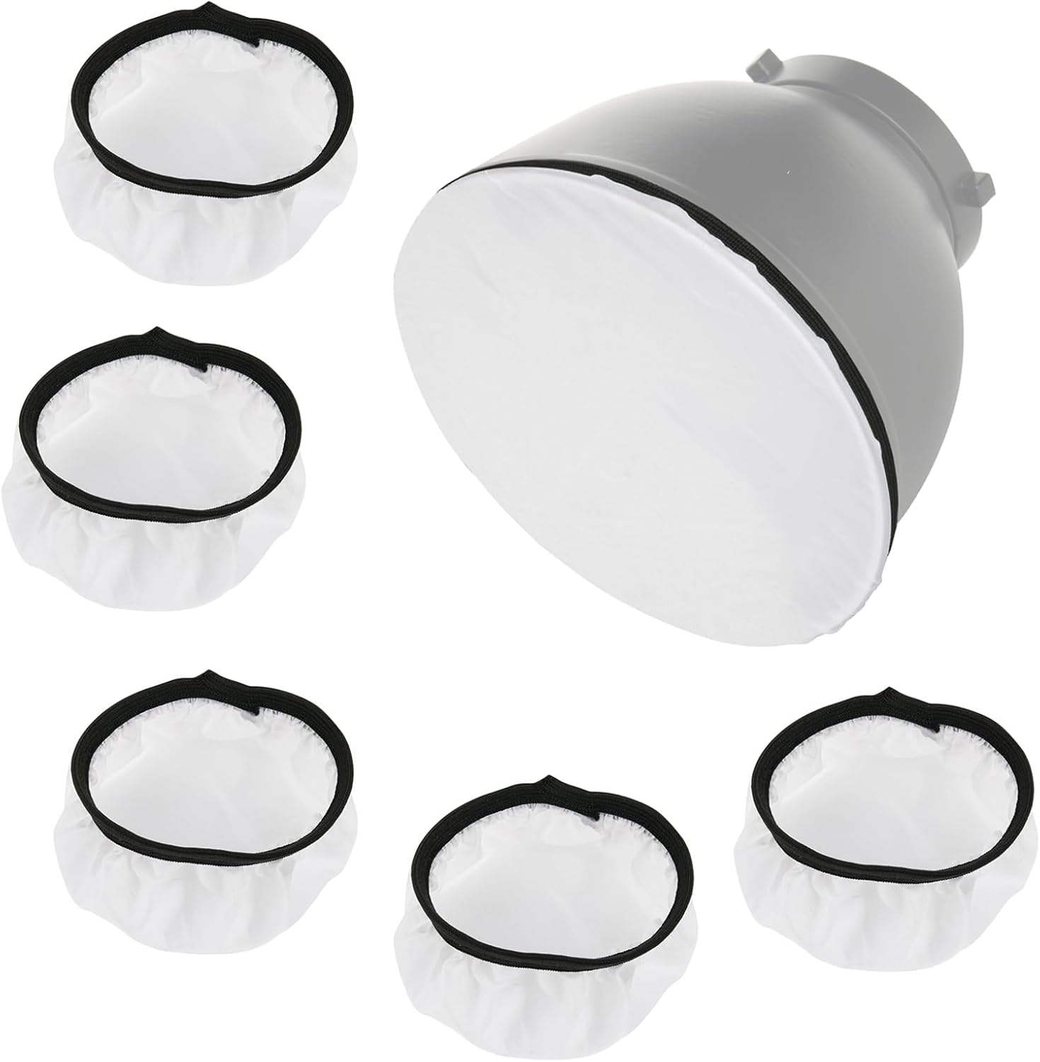 Amazon.com : Cosmos 6 Pcs Standard Reflector Diffuser Cover 7" / 18cm ...