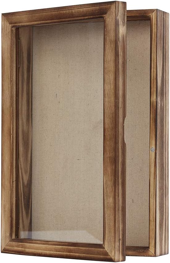 Amazon.com - Shadow Box Display Case – Black Wooden Shadow Box Frame ...