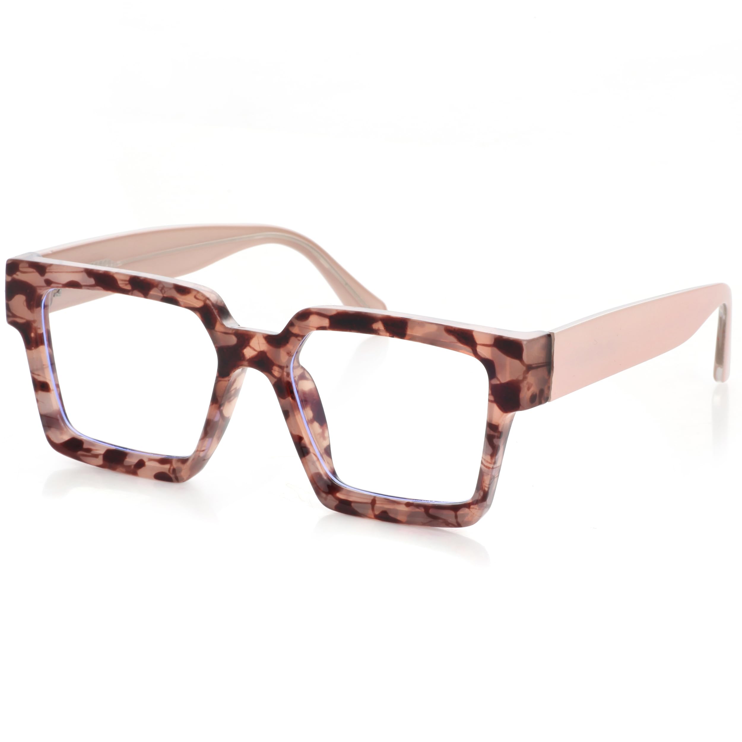 Snapklik.com : Kursan Square Black Glasses For Women Men Retro ...