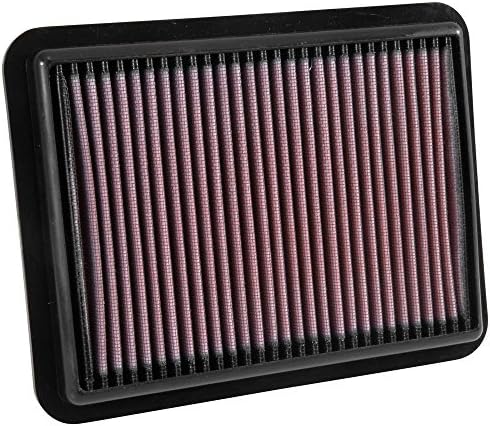 K&N Engine Air Filter: Reusable, Clean Every 75,000 Miles, Washable ...