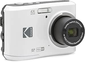 Amazon.com : KODAK PIXPRO Friendly Zoom FZ45-WH 16MP Digital Camera with 4X Optical Zoom 27mm ...