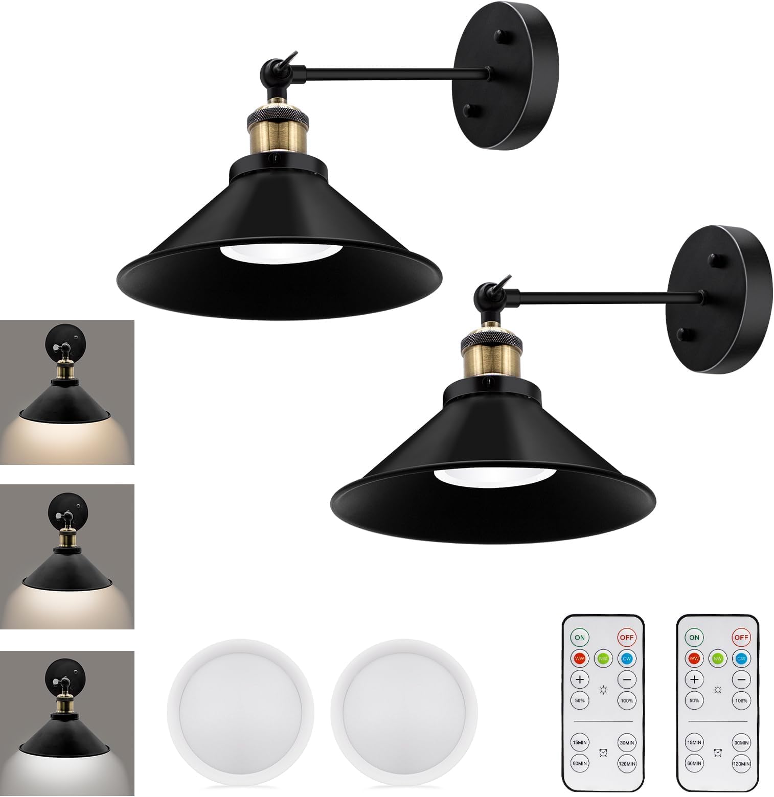 MiniSun Retro Style Antique Brass Adjustable Knuckle Joint Wall Light ...