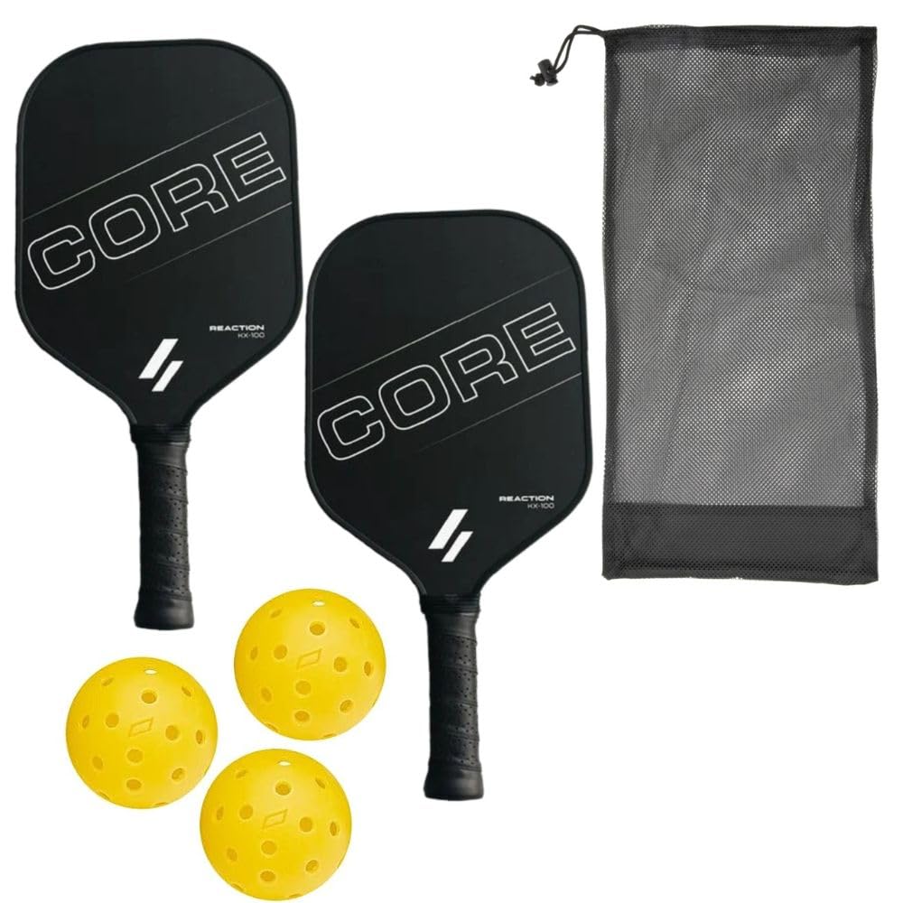 Amazon.com : CORE Graphite Pickleball Paddles, Set of 2 - with ...