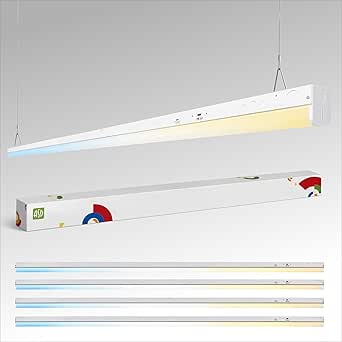 Amazon.com: ASD 8ft LED Linear Strip Light Fixture - 48W-90W UL DLC ...