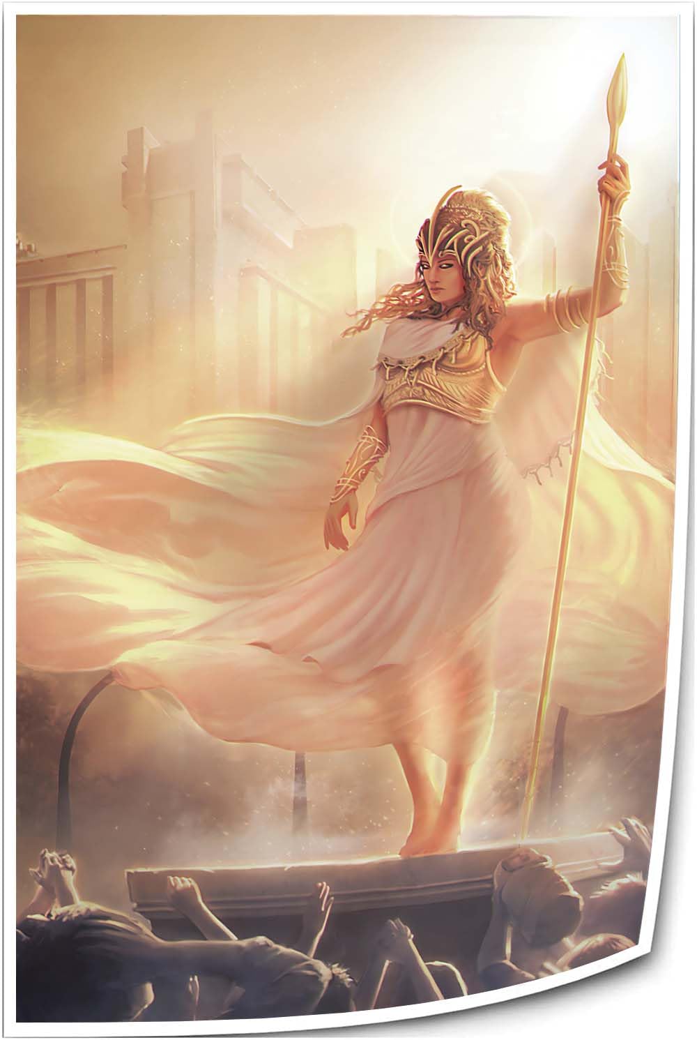 Athena The Greek Goddess Paintings