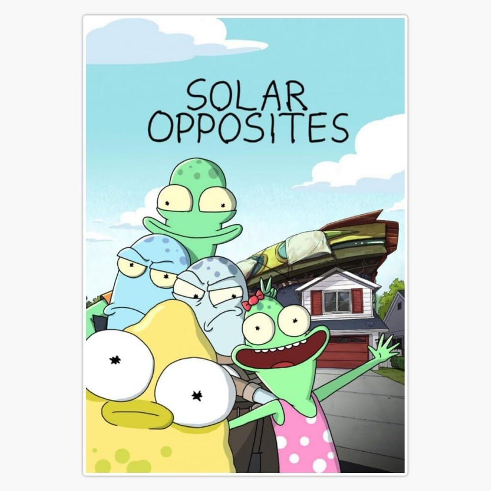 Amazon.com: MAGNET Solar Opposites Family Magnetic Vinyl Sticker Decal ...