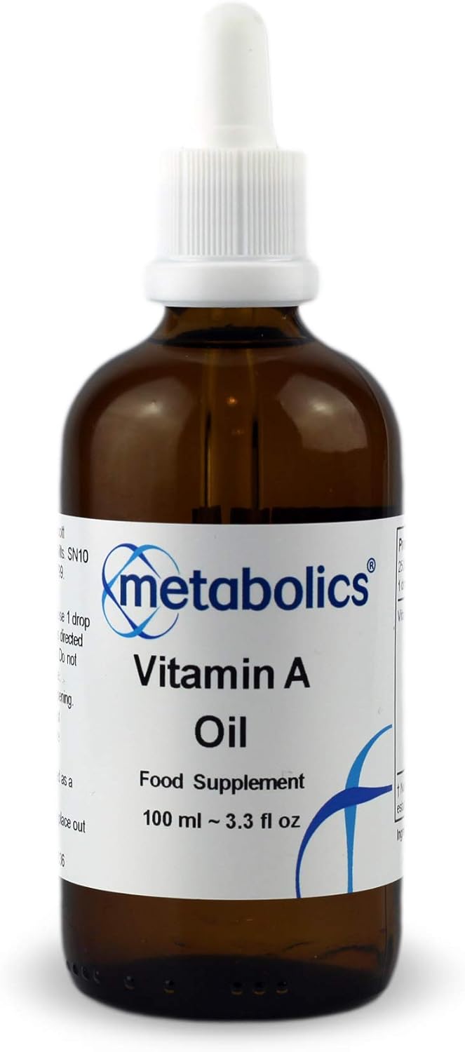 Vitamin A Oil | Pure Vitamin A Supplement (2500 Servings) | for Normal ...