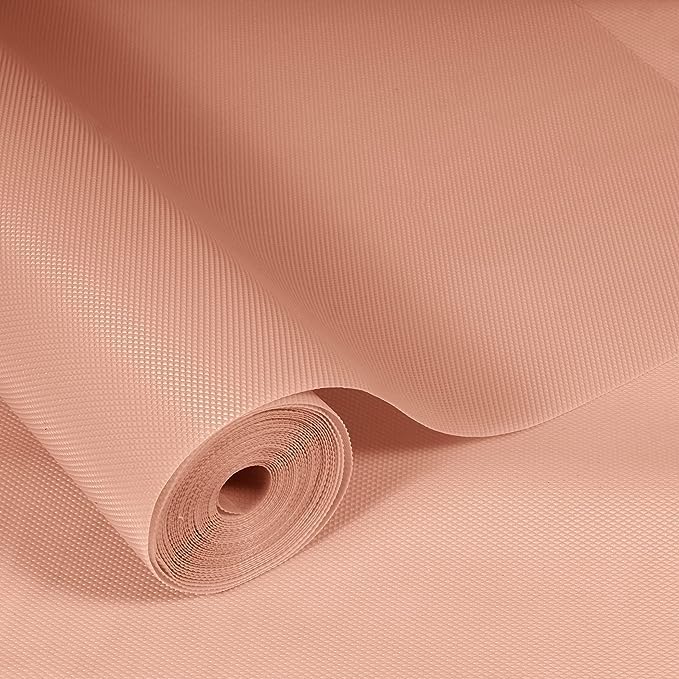 GripEasy 45 cm X 5 m Peach Food Grade EVA Multipurpose Shelf Liners mat ...