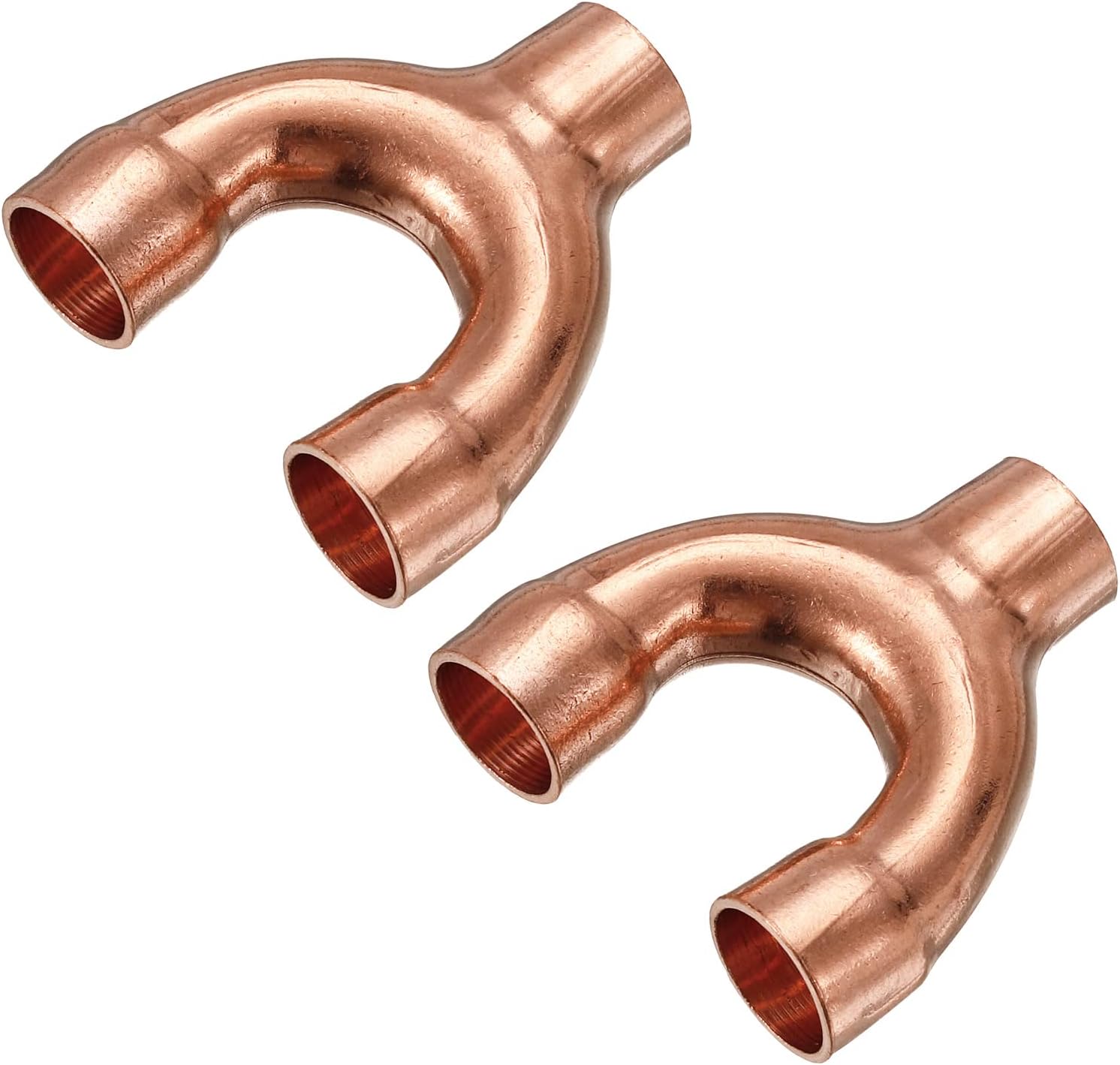 Amazon.com: MECCANIXITY Tee Y Shape Copper Fitting Welding Joint Split ...
