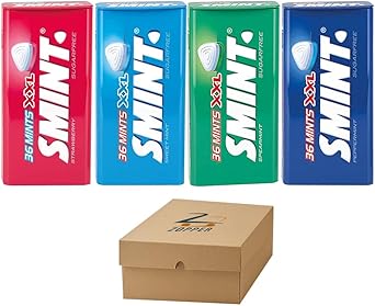 SMINT Sugar Free Mints XXL - Smint Mix Flavor Strawberry, Spearmint ...