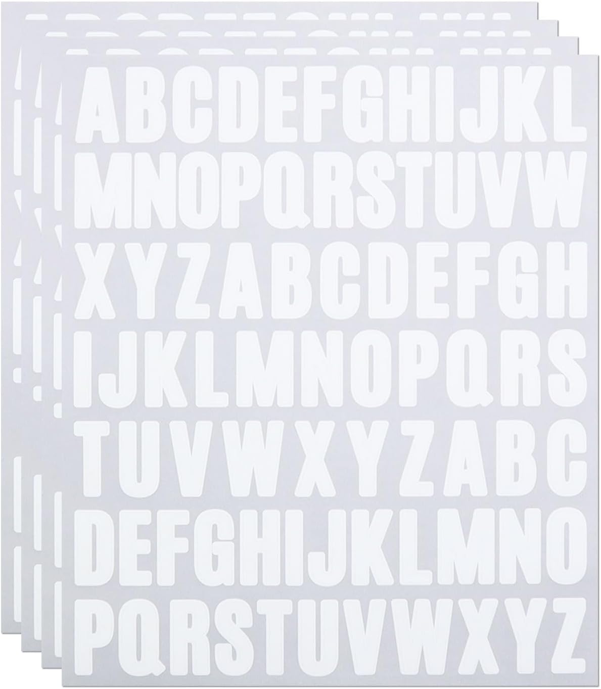 1 Inch Sticky Vinyl Letter Stickers, 312 Pieces Self Adhesive Stick On ...