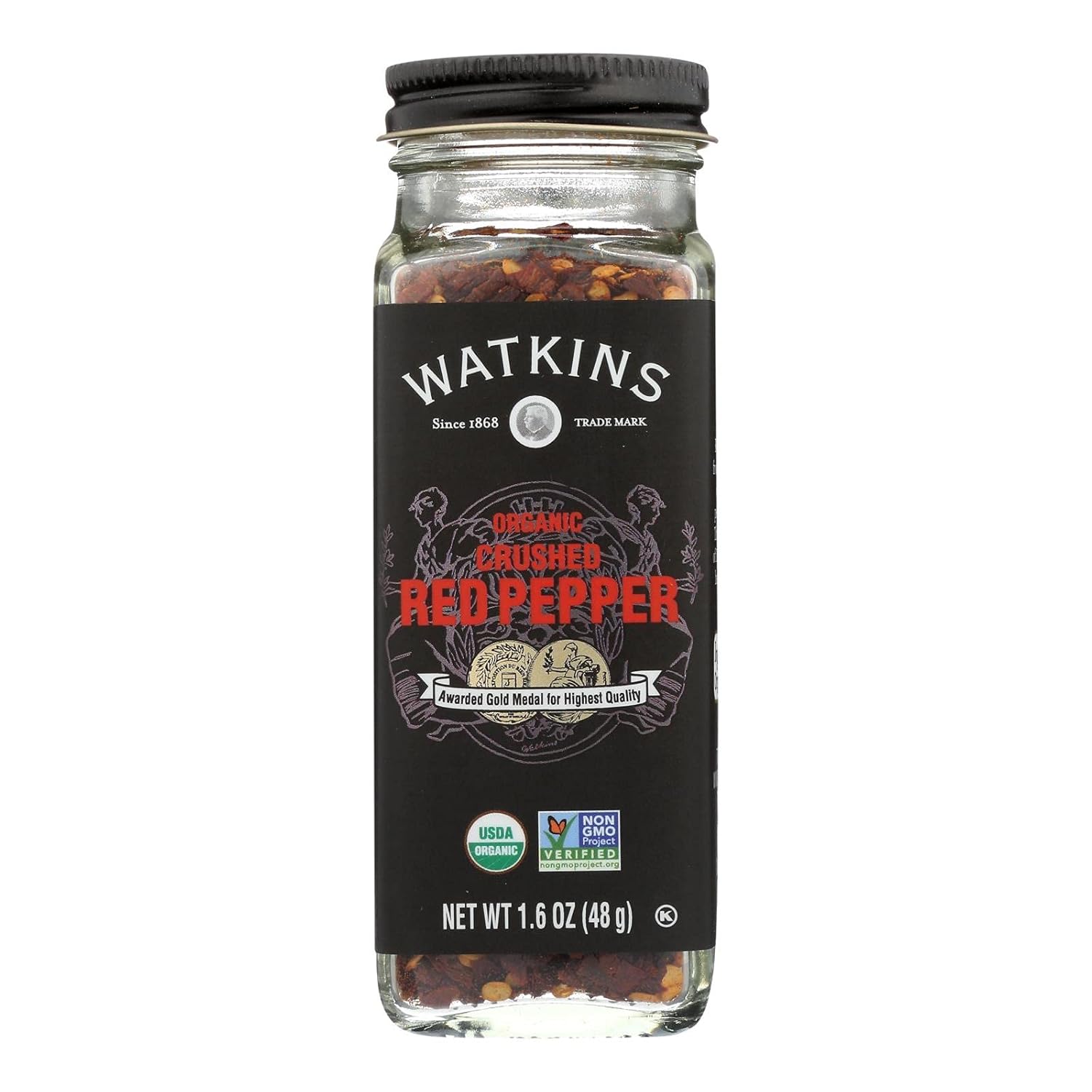 Amazon.com : Watkins Organic Crushed Red Pepper 1.6 ounes : Grocery ...