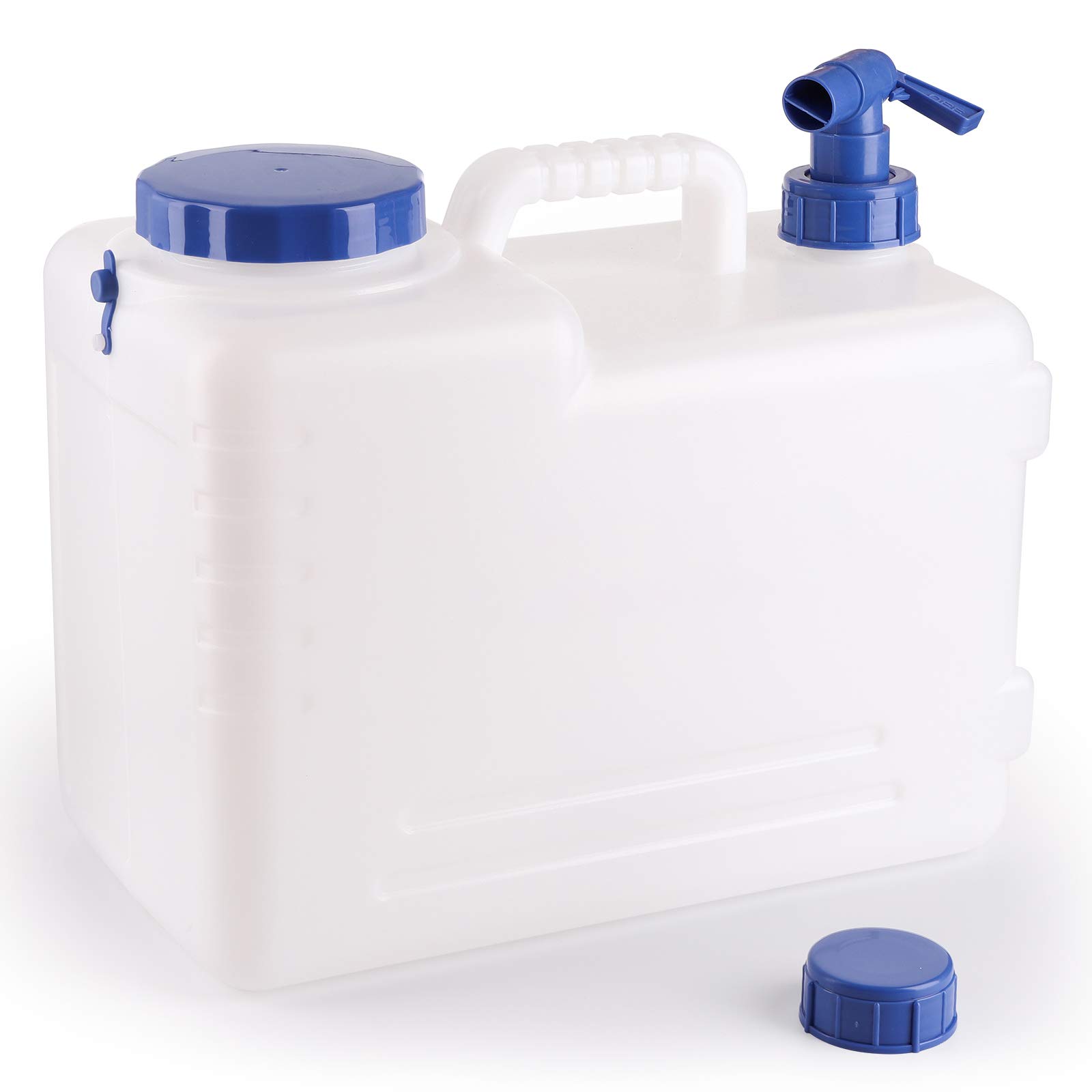 Buy Bekith 15L Plastic Water Canister Heavy Duty Water Container Jerry ...