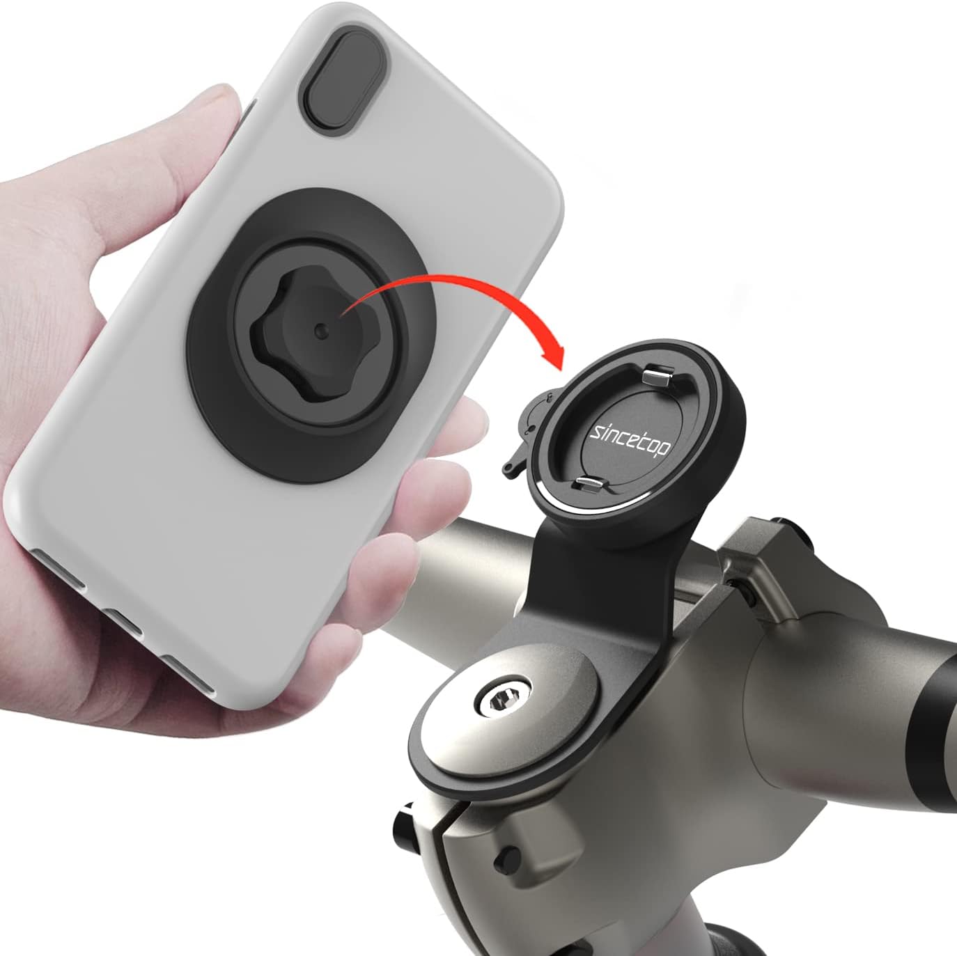 Quad Lock Out Front Mount Pro for iPhone and Samsung Galaxy Phones ...