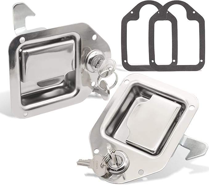 Amazon.com: Tool Box Replacement Latch,2 stainless steel Truck Tool Box ...